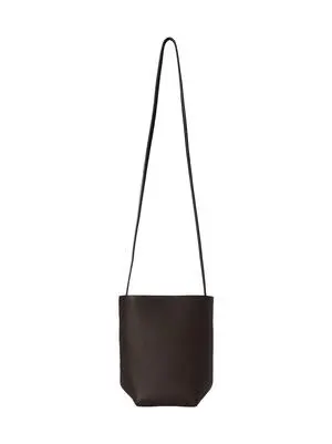 THE ROW N/s Park Crossbody Bag - Deep Brown