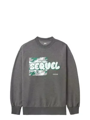SEQUEL Graphic Print Sweatshirt - Grey
