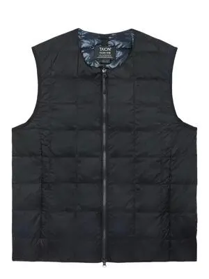 Taion Quilted Zip-up Gilet - Blue