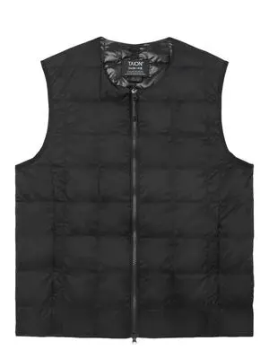 Taion Quilted Zip-up Gilet - Black