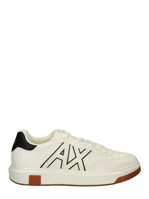 Emporio Armani Logo Detail Sneakers - Neutrals
