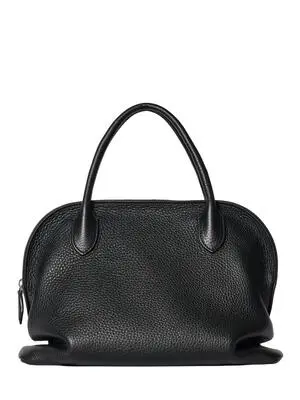 THE ROW Agnes 12 Top Handle Bag - Black