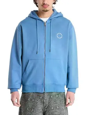 DAILY PAPER Orbit Zip-up Hoodie - Blue