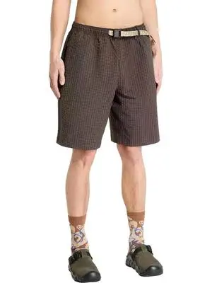 BRAIN DEAD Belted Shorts - Brown