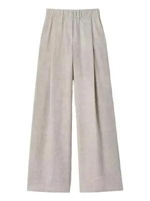 LAFAYETTE 148 NEW YORK Pleated Wide Leg Trousers