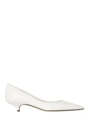 THE ROW Liisa Kitten Heel - Optic White