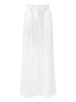Martin Martin Jean Claude Pleated Trousers - White
