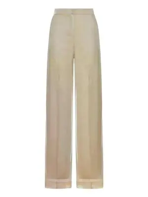 Max Mara High-waisted Trousers - Neutrals