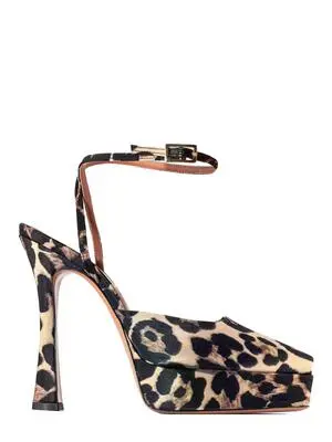 CASTAGNA Vicky Animal-print Platform Sandals - Neutrals