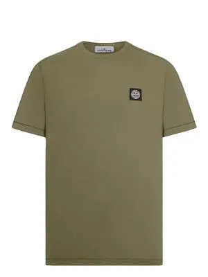 Stone Island Logo Patch T-shirt - Green