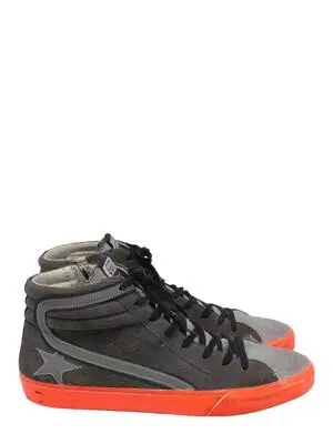 GOLDEN GOOSE Slide High-top Sneakers - Grey