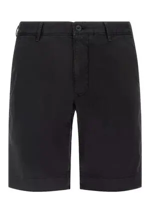 Incotex Cotton Bermuda Shorts - Black