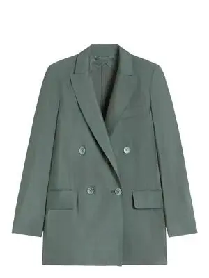 Max Mara Double-breasted Blazer - Green