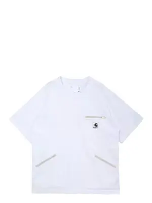 Sacai X Carhartt Wip Cotton T-shirt - White