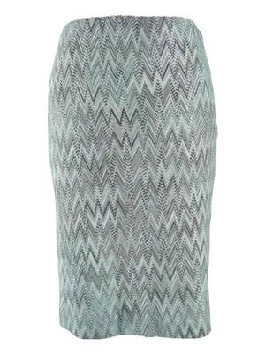 Missoni Zig Zag Pencil Skirt - Blue