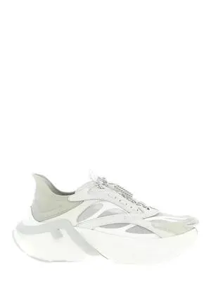 Fendi F-light Leather Sneakers - White