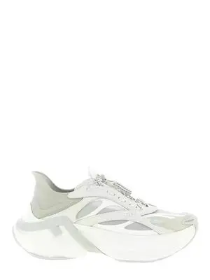 Fendi F-light Leather Sneakers - White