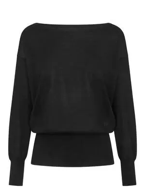 TOM FORD Boat-neck Sweater - Black