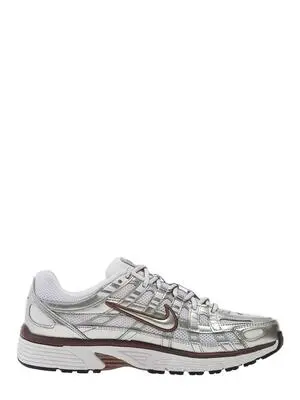 Nike P-6000 Metallic Sneakers Silver