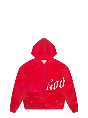 GODSPEED Zip-up Hoodie - Red