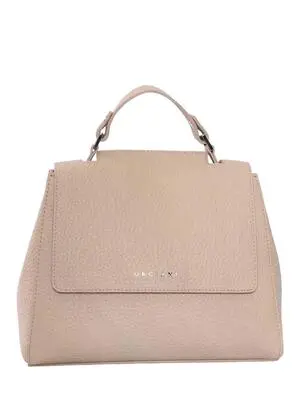 ORTIGNI Tote Bag With Logo Detail - Neutrals