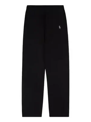 SPORTY & RICH Src Embroidery Trousers - Black