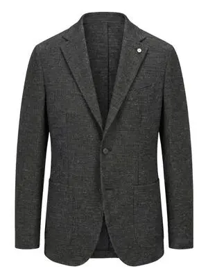 L.B.M. 1911 Notch-lapel Single-breasted Blazer - Grey