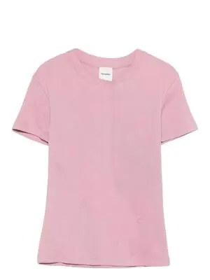 Nanushka Slim Fit Cropped T-shirt - Pink