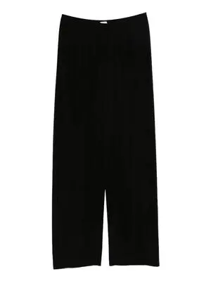 Nanushka Barrel Leg Trousers - Black