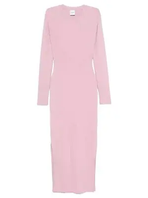 Nanushka Long-sleeve Cut-out Midi Dress - Pink