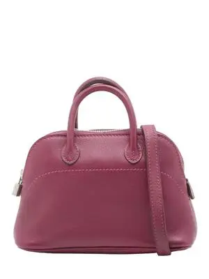 Hermès 1999 Micro Mini Evercolor Bolide 1923 Satchel - Purple