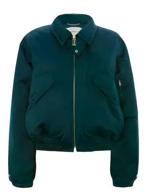 Victoria Beckham Padded Bomber Jacket - Blue
