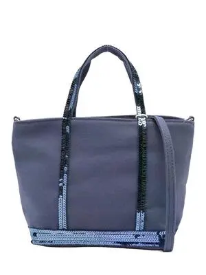 Vanessa Bruno Xs Cabas Sequin-embellished Tote Bag - Blue