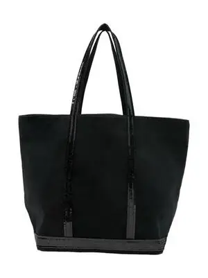Vanessa Bruno Large Cabas Sequin-embellished Tote Bag - Black