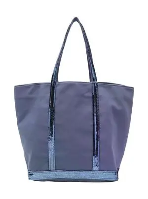 Vanessa Bruno Large Sequin-embellished Cabas Tote Bag - Blue