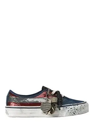 VANS Authentic Striped Sneakers - Blue