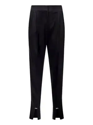 MIA PECULIAR Wool Tailored Trousers - Black