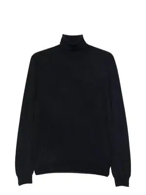 ZANONE Long-sleeve Turtleneck Sweater - Blue