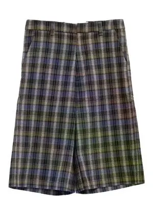 ERL Check Shorts - Brown