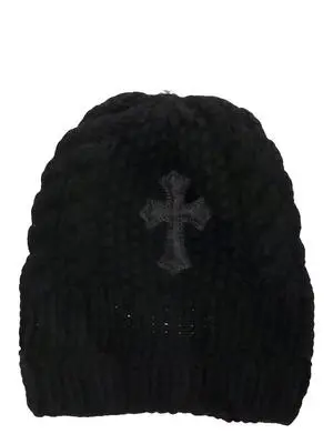 Chrome Hearts Cross Patch Beanie - Black