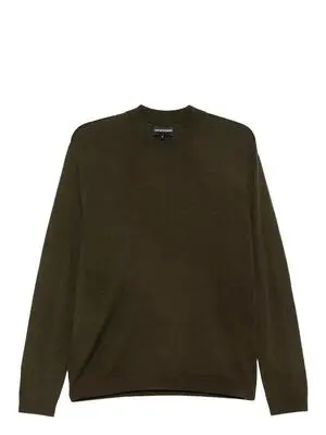 Emporio Armani Crew-neck Wool Sweater - Green