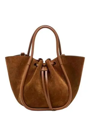 Proenza Schouler Small Ruched Tote Bag - Brown