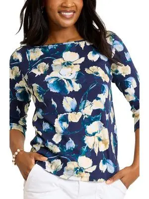 Tommy Bahama Ashby Isles Beleza Blossom Cotton Top - Coastline