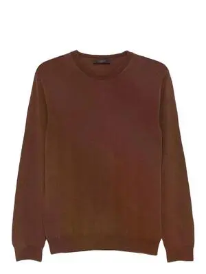 ZANONE Crew-neck Sweater - Brown
