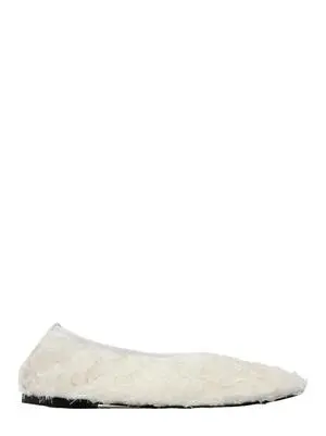 Proenza Schouler Laced Ballerina Flats - White