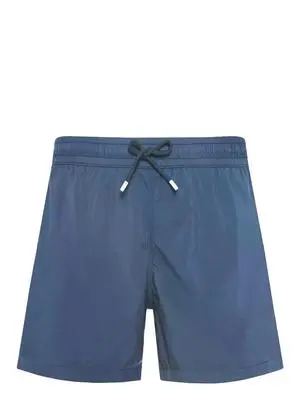 Fedeli Madeira Drawstring Swim Shorts Blue
