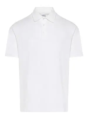 Fedeli North Buttoned Short-sleeve Polo Shirt - White