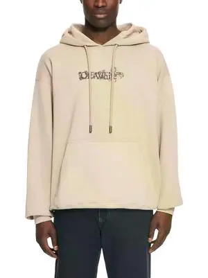 Off-White Heraldic Arrow Drawstring Hoodie - Neutrals
