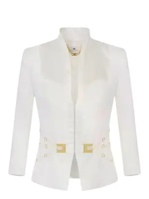 ELISABETTA FRANCHI Blazer With Gold-Tone Hardware
