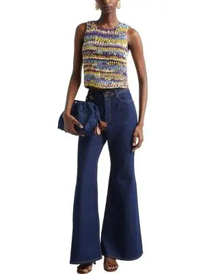 Zimmermann Kindred Spirit Flare Jeans - Harbour Blue